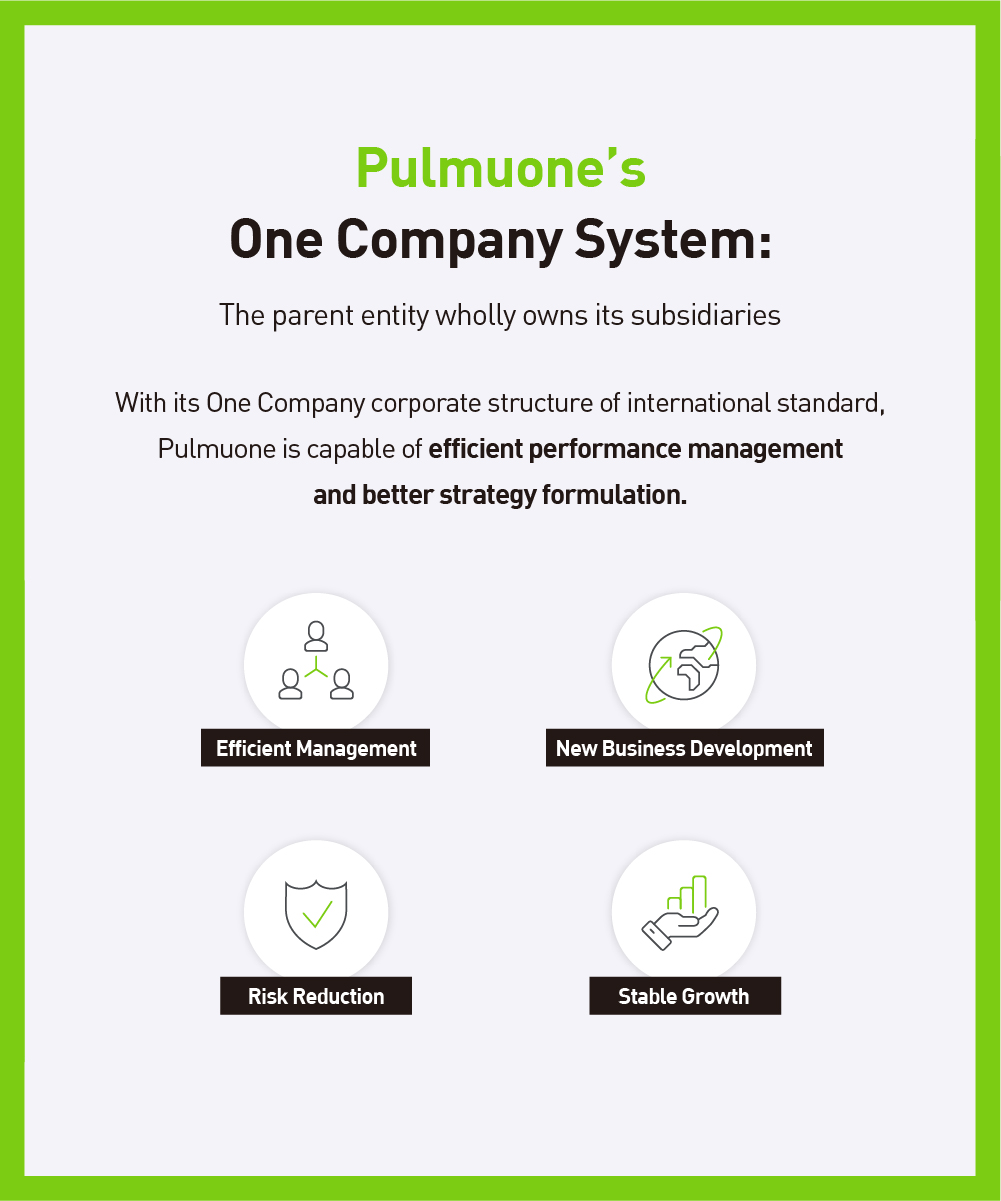 Pulmuone Establishes Corporate Structure of International Standard on ...
